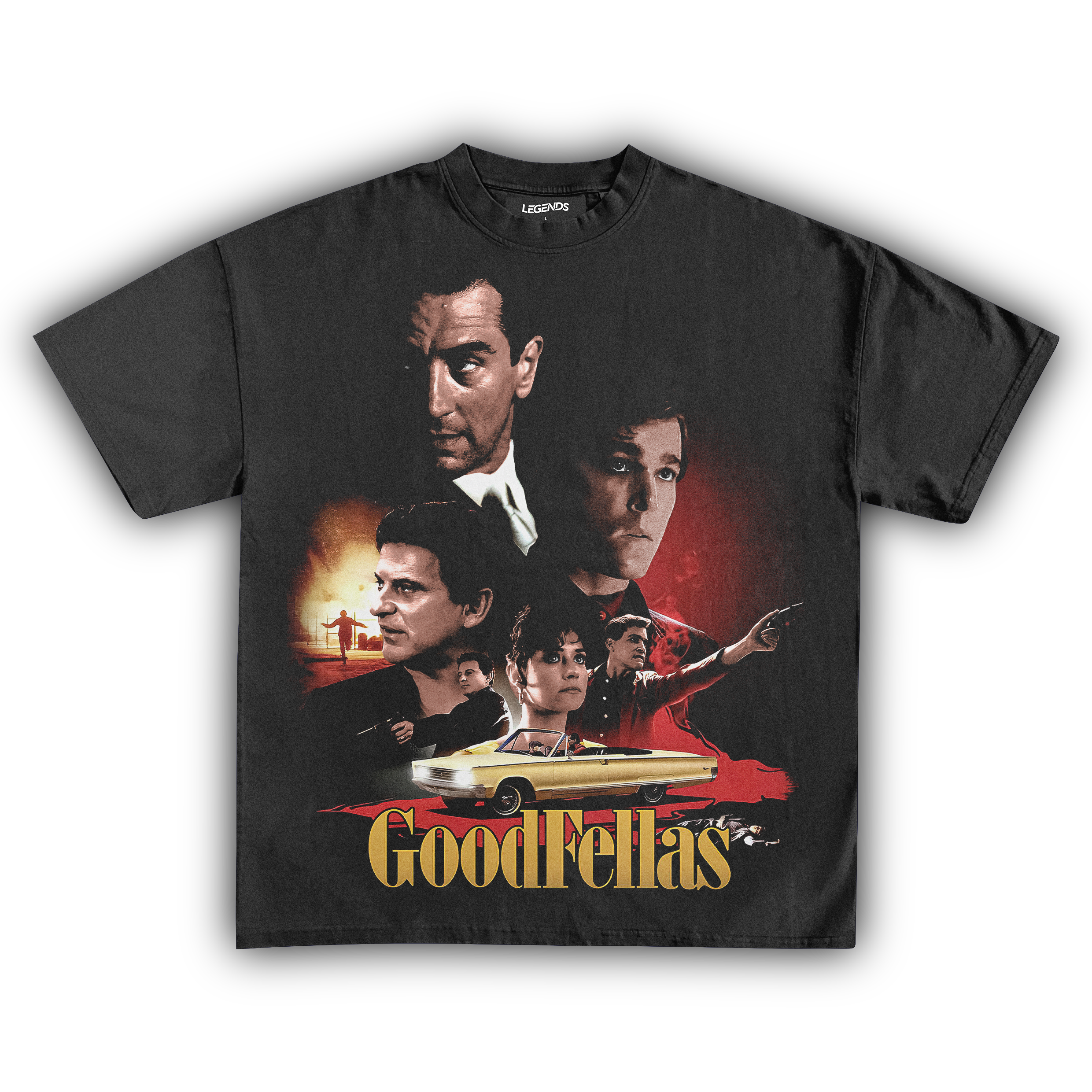 Goodfellas Tee » Classic Movies » Vintage Heavyweight T-Shirt – Legends ...