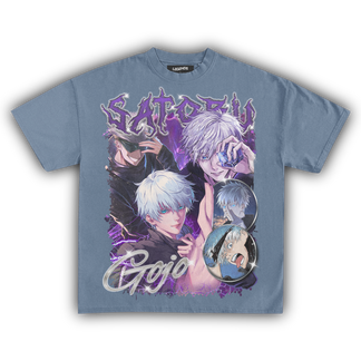 Satoru Gojo Tee » Anime Collection » Vintage Heavyweight T-Shirt ...
