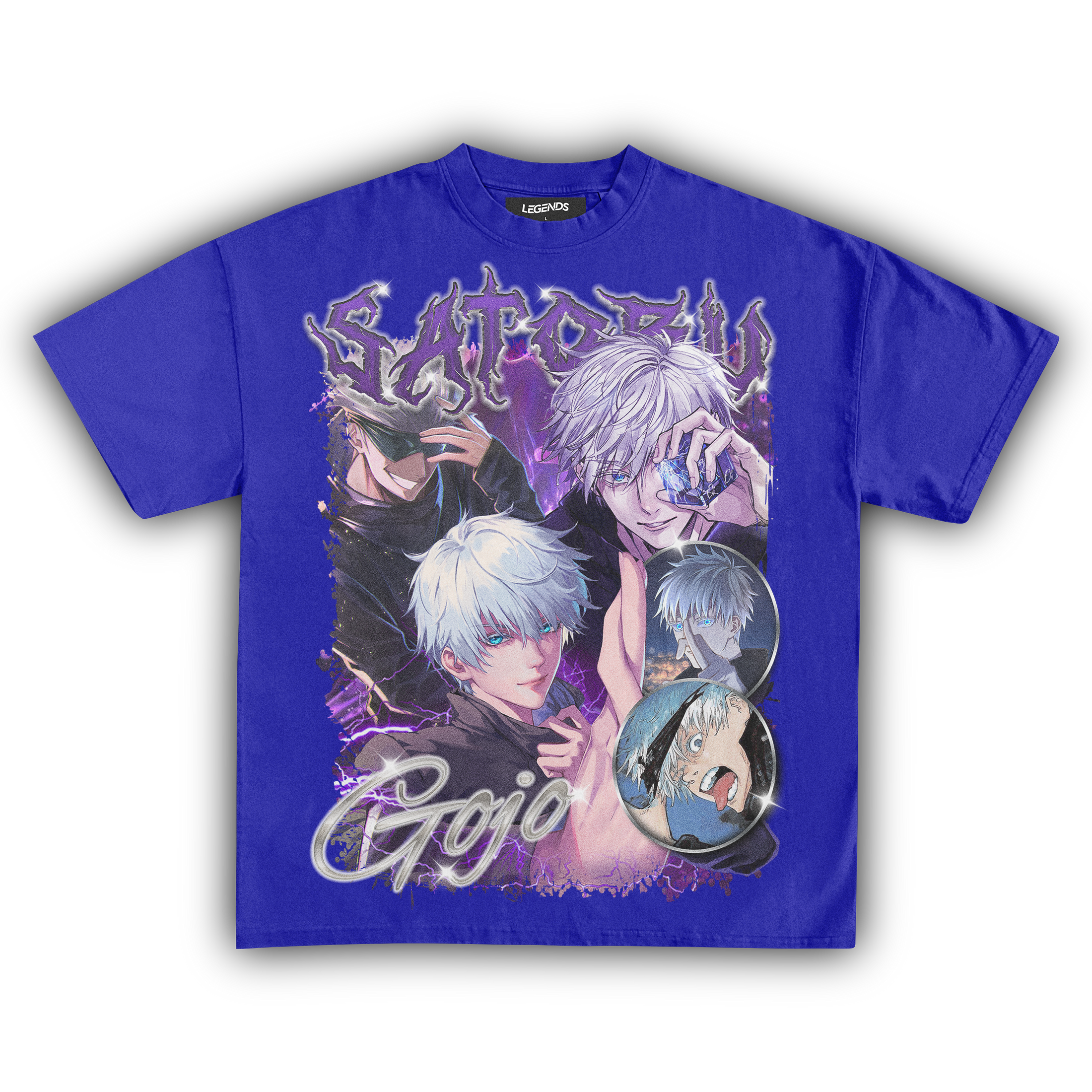 Satoru Gojo Tee » Anime Collection » Vintage Heavyweight T-Shirt ...