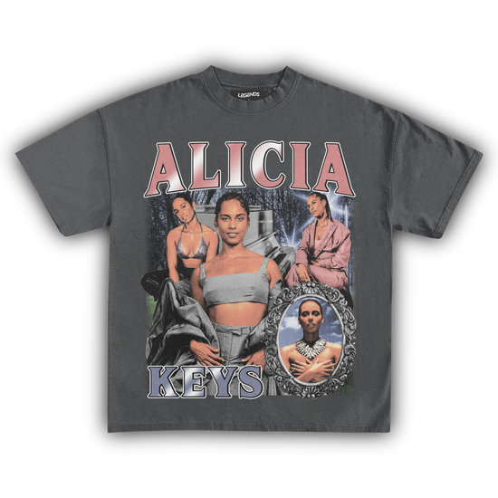 Alicia Keys Tee » Vintage Heavyweight T-Shirt – Legends Heavyweight Tees