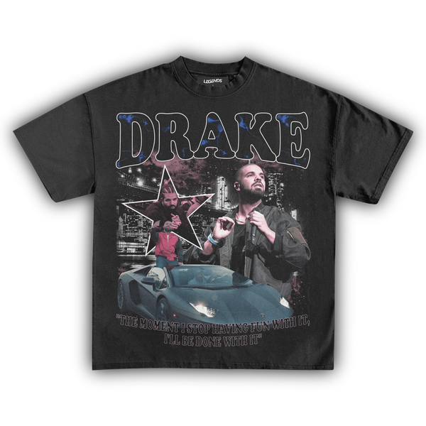 Drake Tee » Vintage Heavyweight T-Shirt – Legends Heavyweight Tees