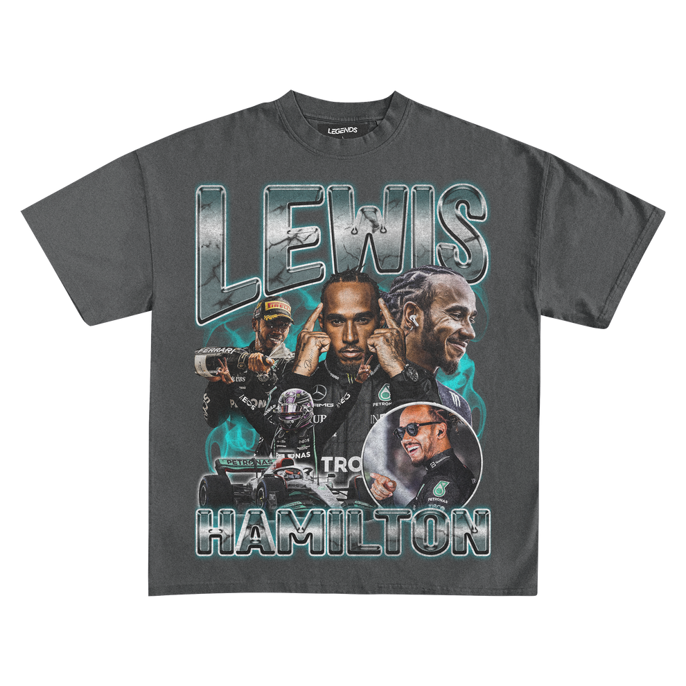 Lewis Hamilton » Formula 1 Tee » Vintage Heavyweight T-Shirt – Legends ...